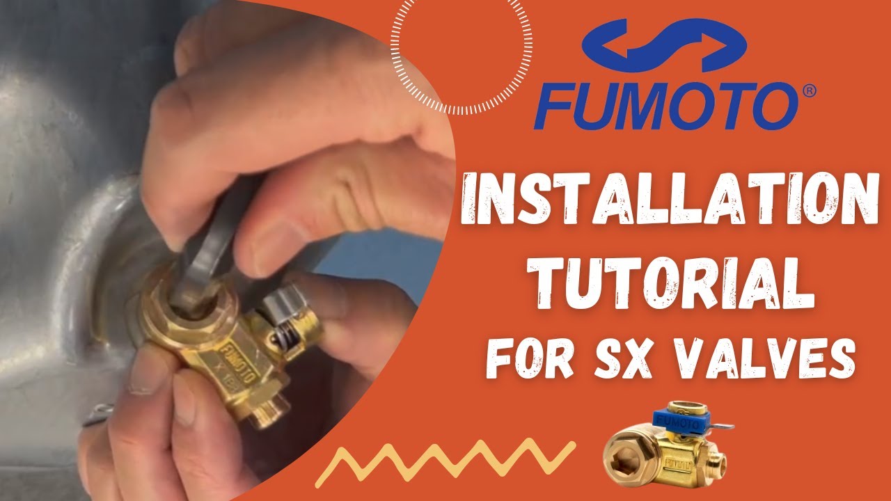How To Install An Sx Series Fumoto Valve Youtube