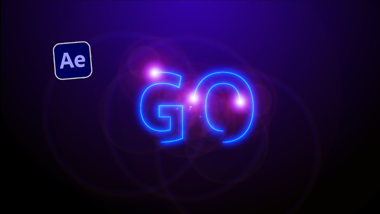 Create Light Stroke Motion Graphics In After Effects No Plugin Youtube