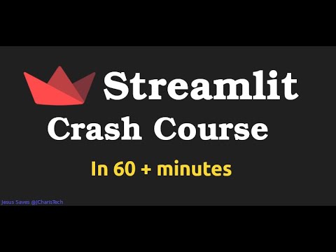 Streamlit Crash Course 2024 Youtube