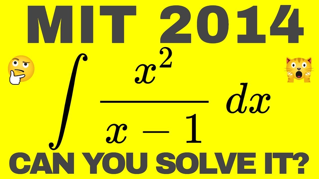 Mit Integration Bee 2014 10 Youtube