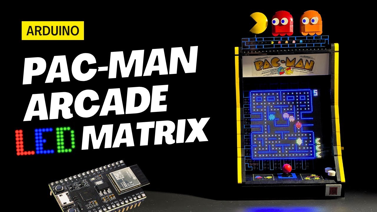 Building A Pac Man Arcade Machine With Arduino And Lego Youtube