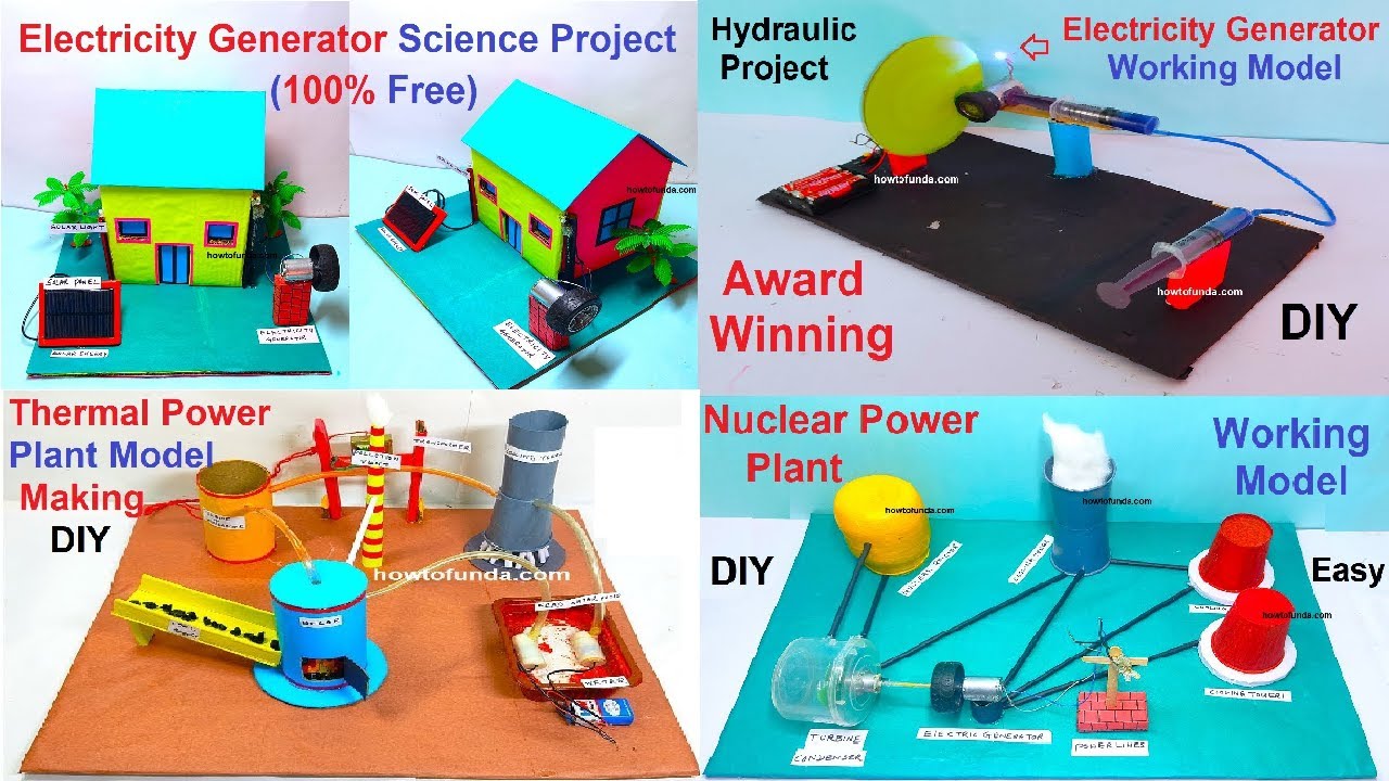 Science Working Models On Electricity Physics Project For 12th Class