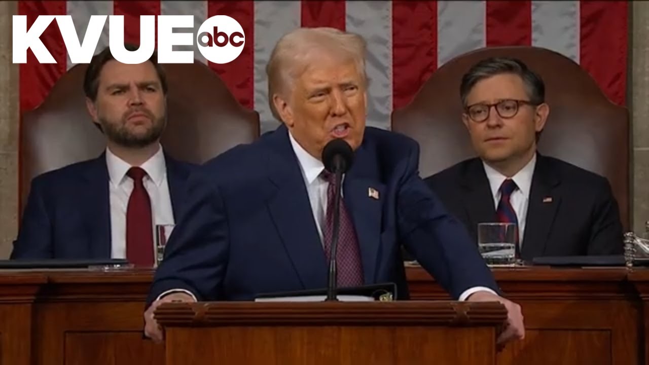President Donald Trump Speaks To Congress In Record Length Address