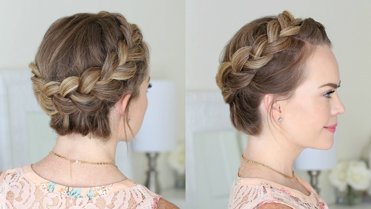 Dutch Crown Braid For Beginners Missy Sue Youtube