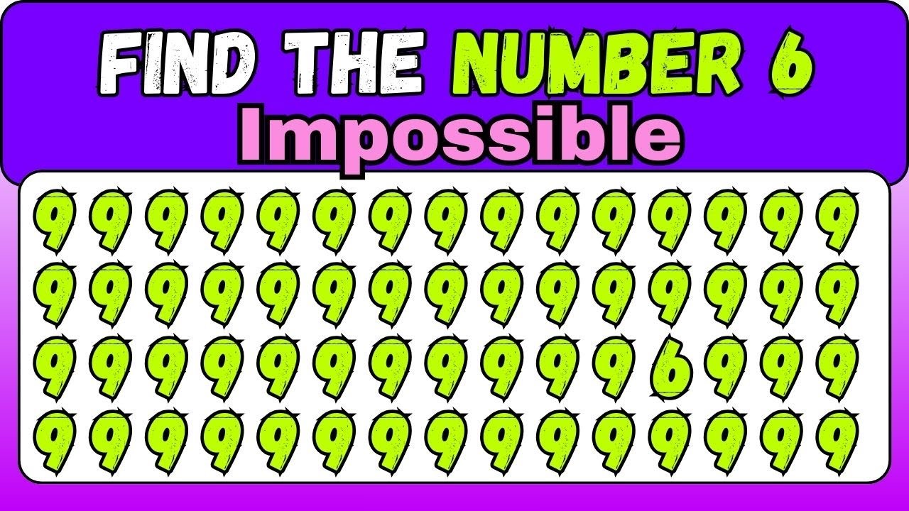 Find The Odd One Out Numbers And Letters Edition Easy Medium Hard 25