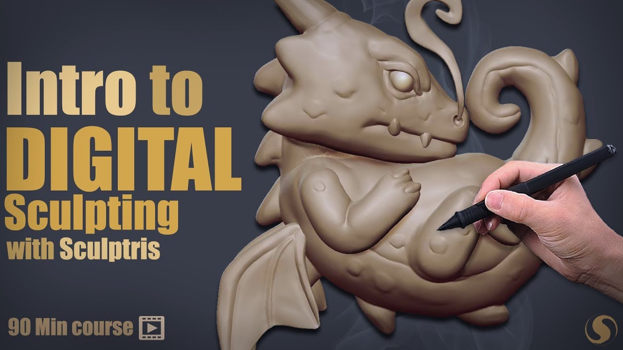 Intro To Digital Sculpting Preview Youtube