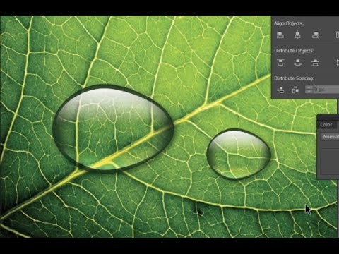 How To Create A Realistic Water Drop In Adobe Illustrator Youtube