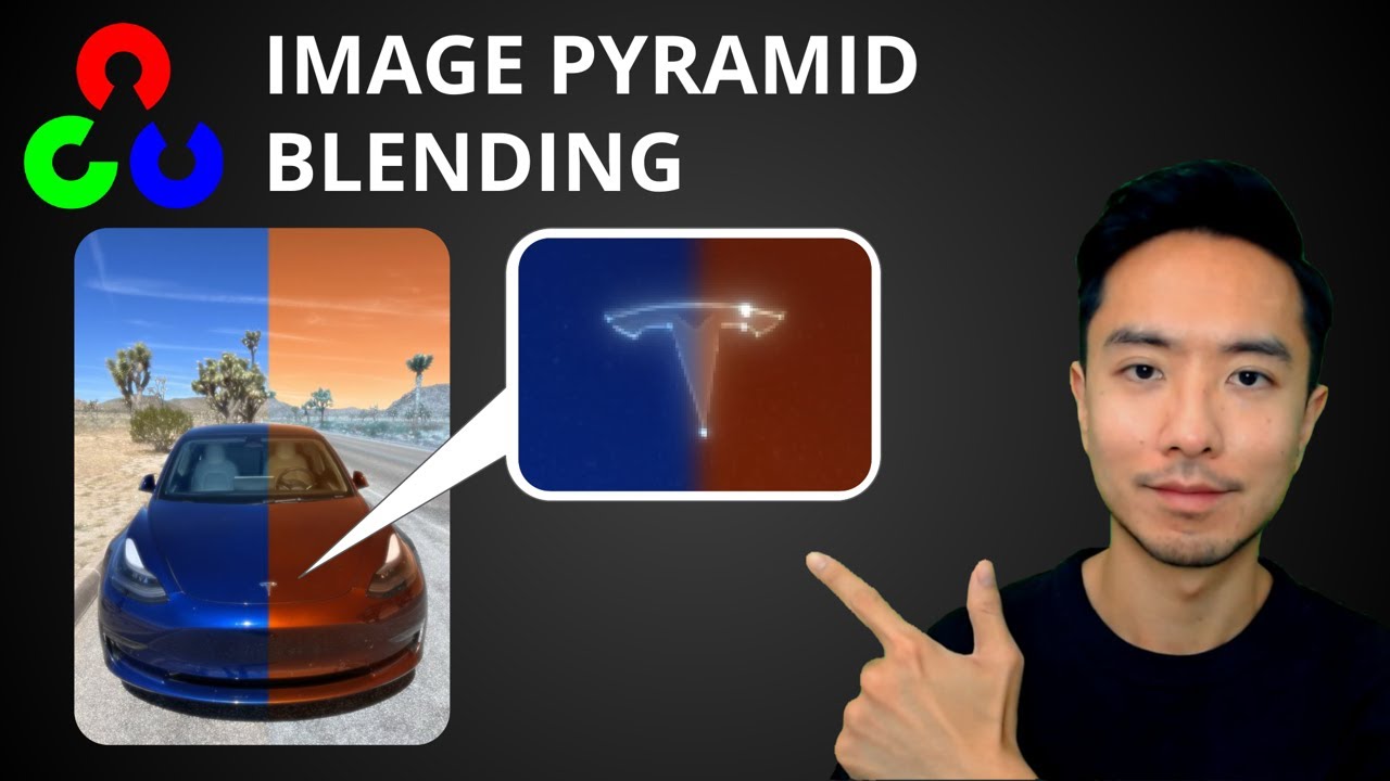 Opencv Python Image Pyramid Blending Youtube