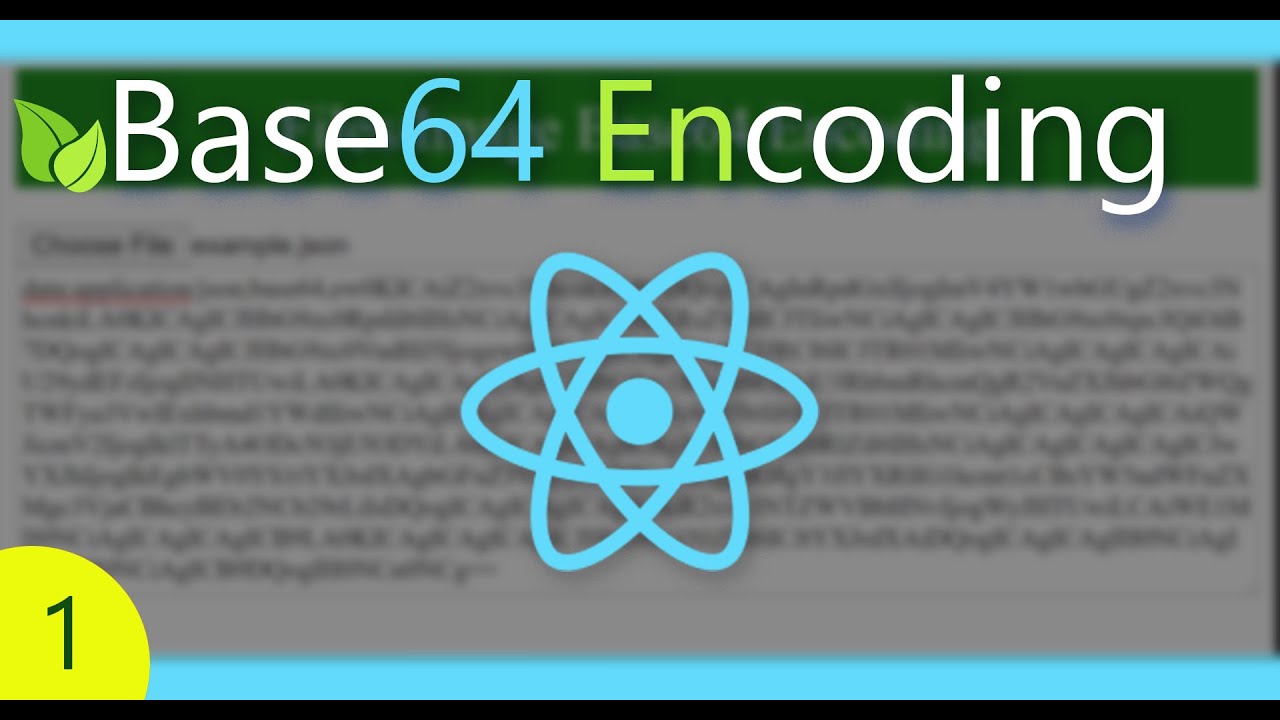Convert Different File Types To Base64 Encode React Tutorial Youtube