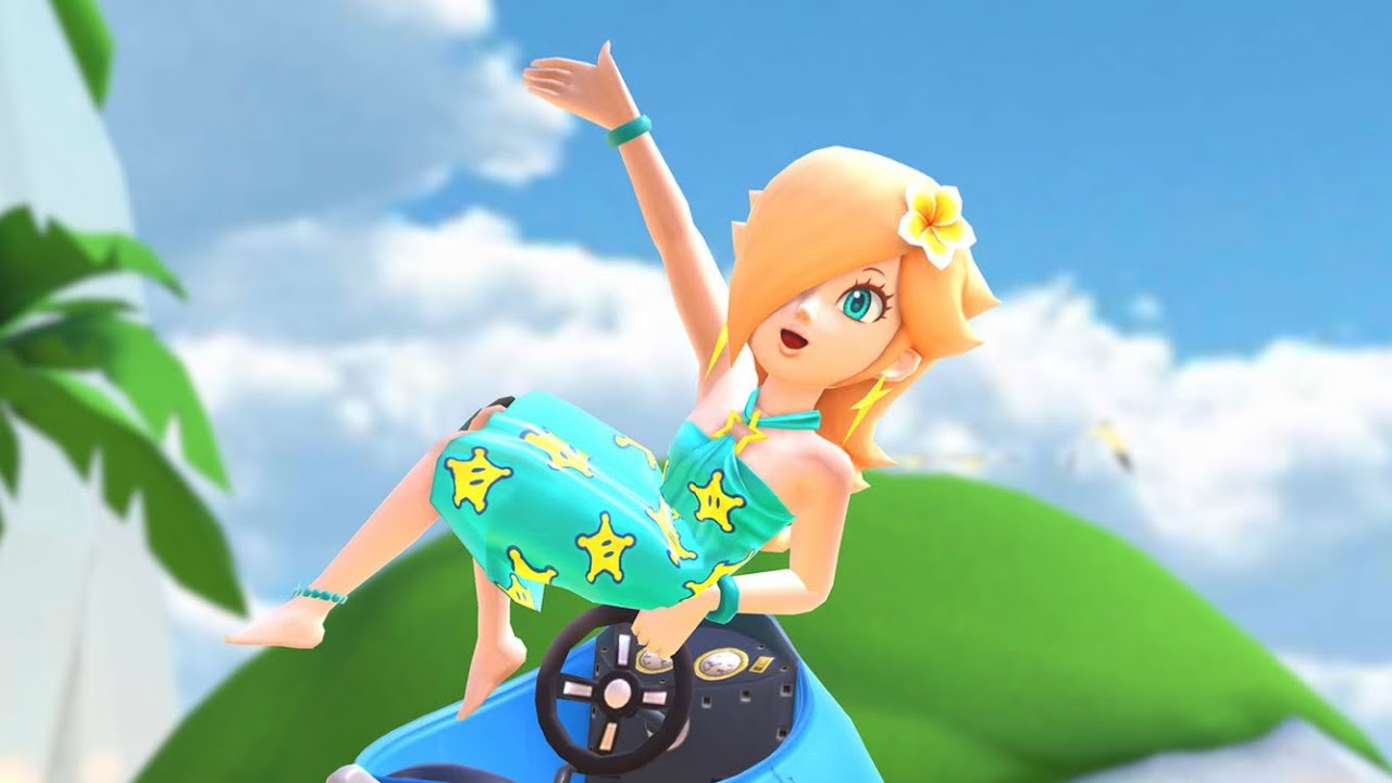 I Got Rosalina Swimwear In Mario Kart Tour Youtube