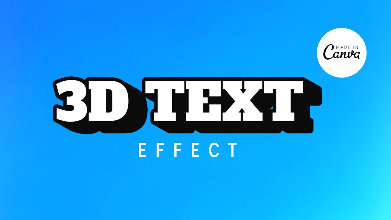 Simple Way To Add 3d Text Effect In Canva Using Typeextrude App Youtube