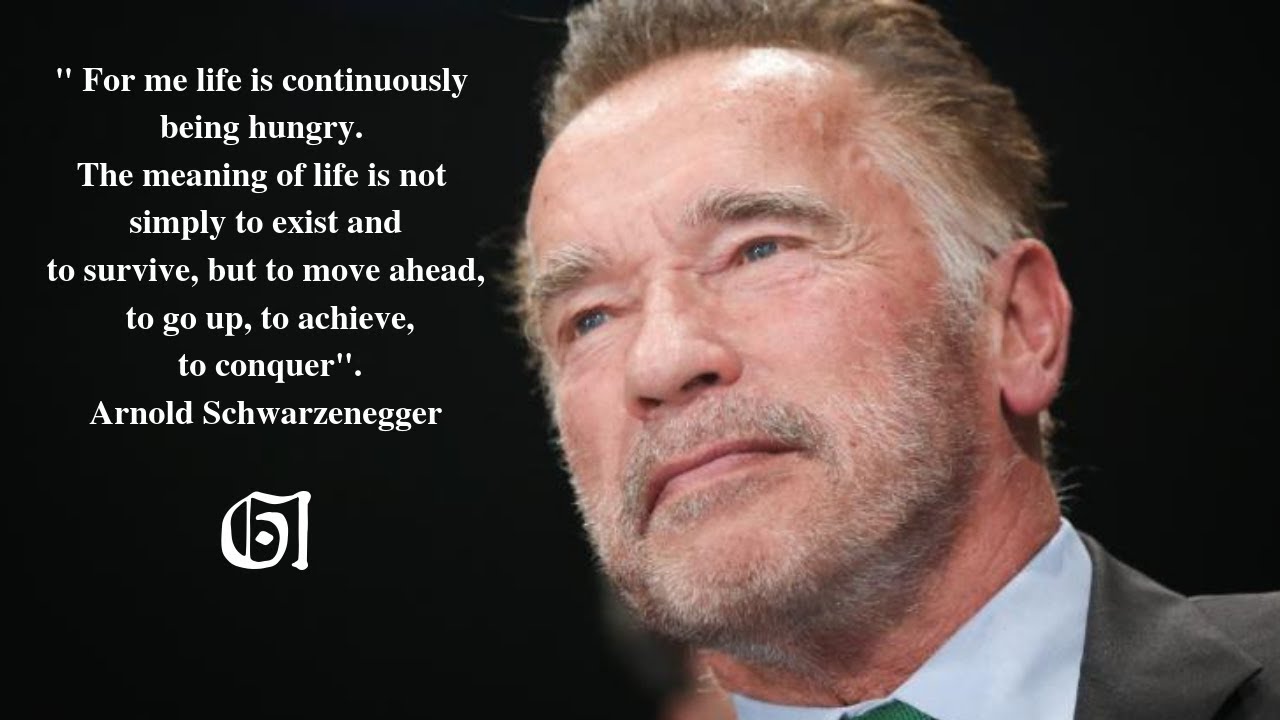 Arnold Schwarzenegger Motivation Speech Youtube