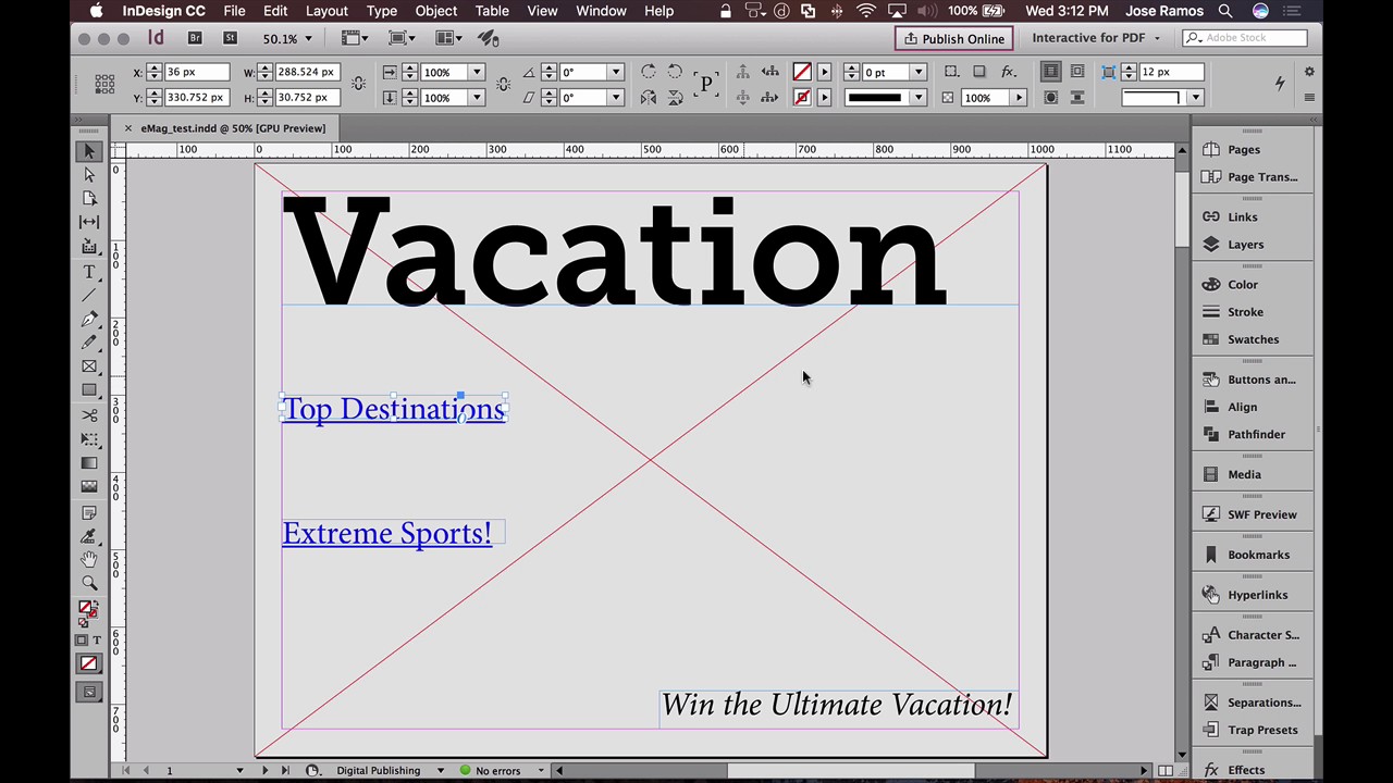 Interactive Pdf Basics 01 Youtube