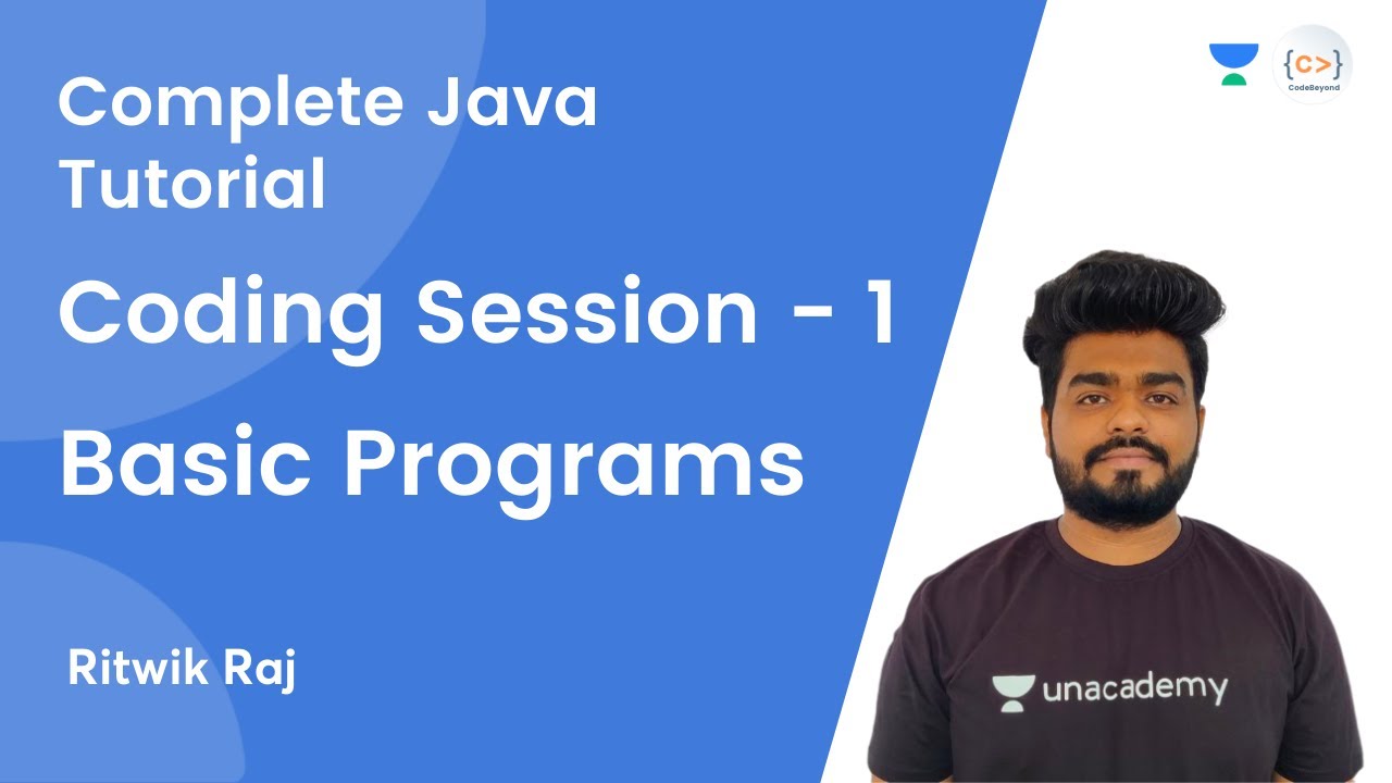 L4 Coding Session 1 Basic Programs Java Complete Java