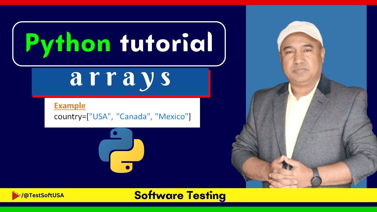 Python Programming Arrays Software Testing Youtube