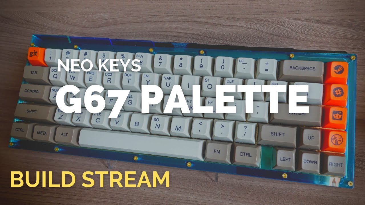 Building A Neo Keys G67 Palette Acrylic Youtube