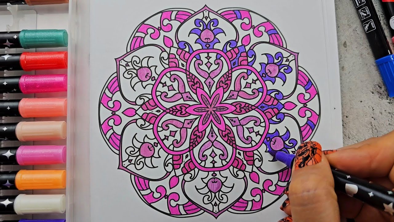 Asmr Mandala With Calming Meditative Music Relax Unwind Youtube