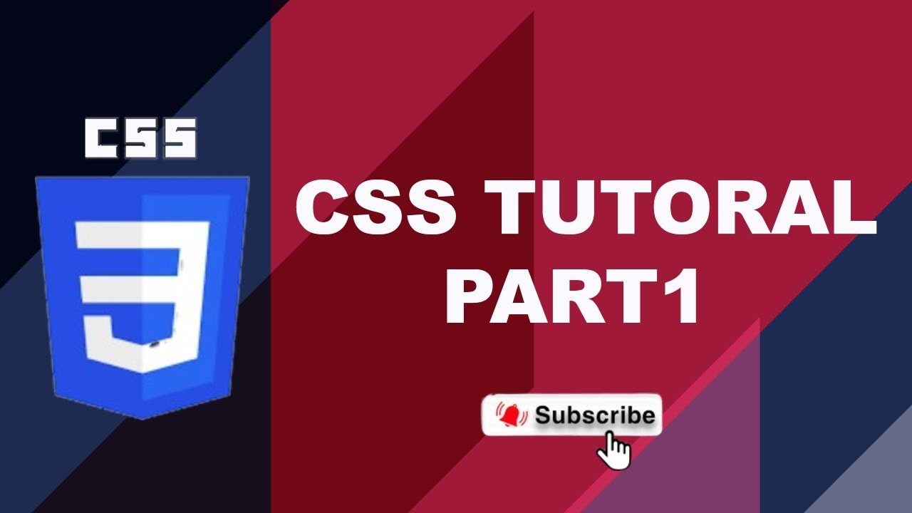 Css Tutorial Part 1 Introduction Types Of Css Css Syntax Explained