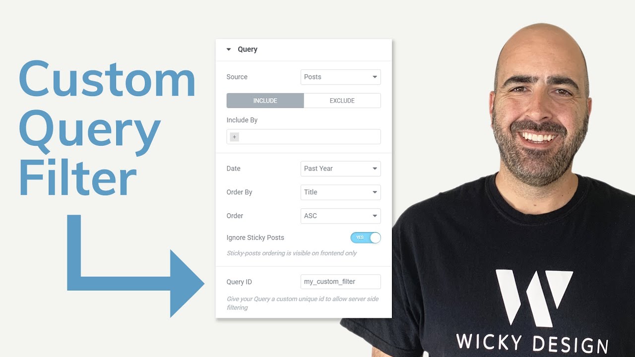 Custom Query Filter Elementor Pro Tutorial Youtube