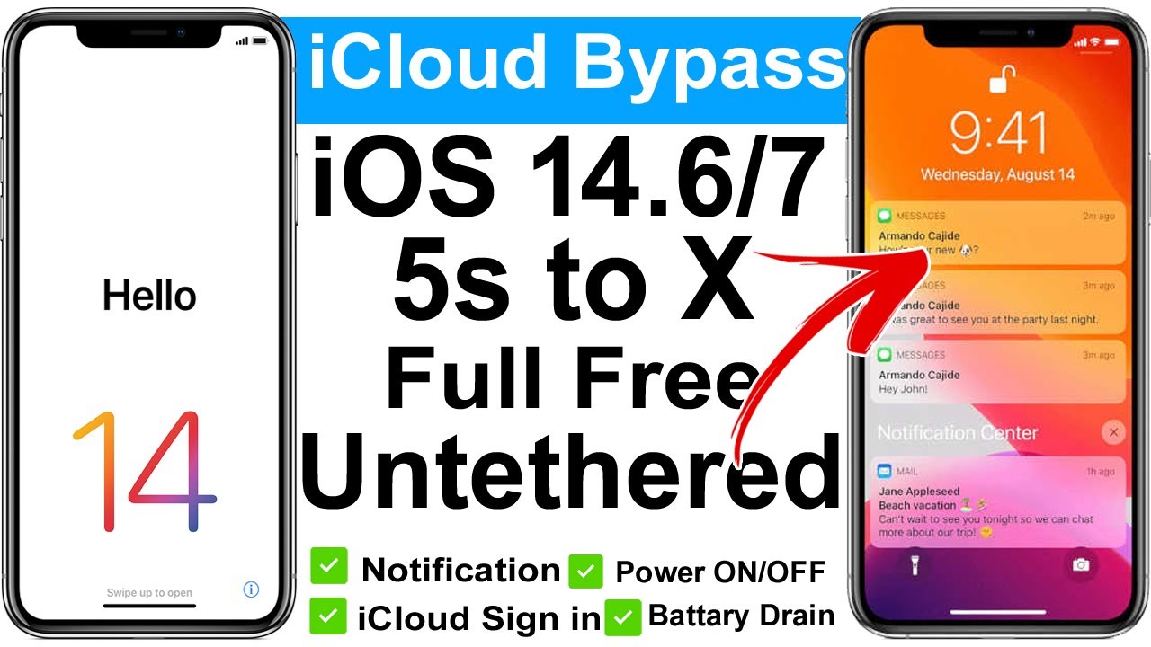 Windows Free Untethered Icloud Bypass Ios 14 6 14 7 Meid Gsm