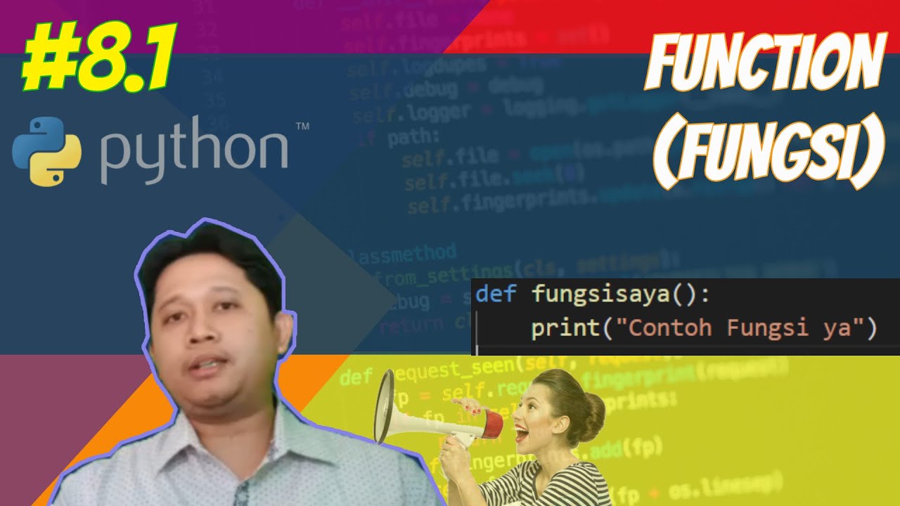 8 1 Belajar Python Mengenal Function Fungsi Pada Pyhton Untuk Pemula