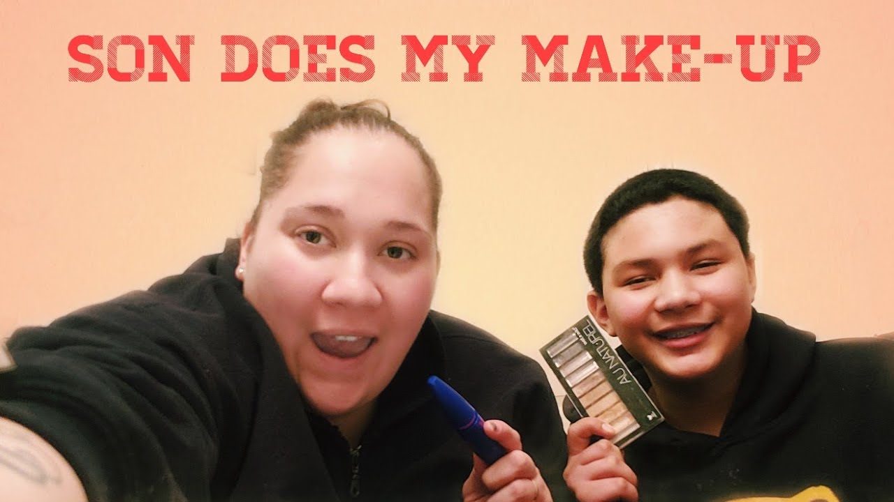 My Son Does My Makeup Mom And Son Life Momma Life Makeup Artiest