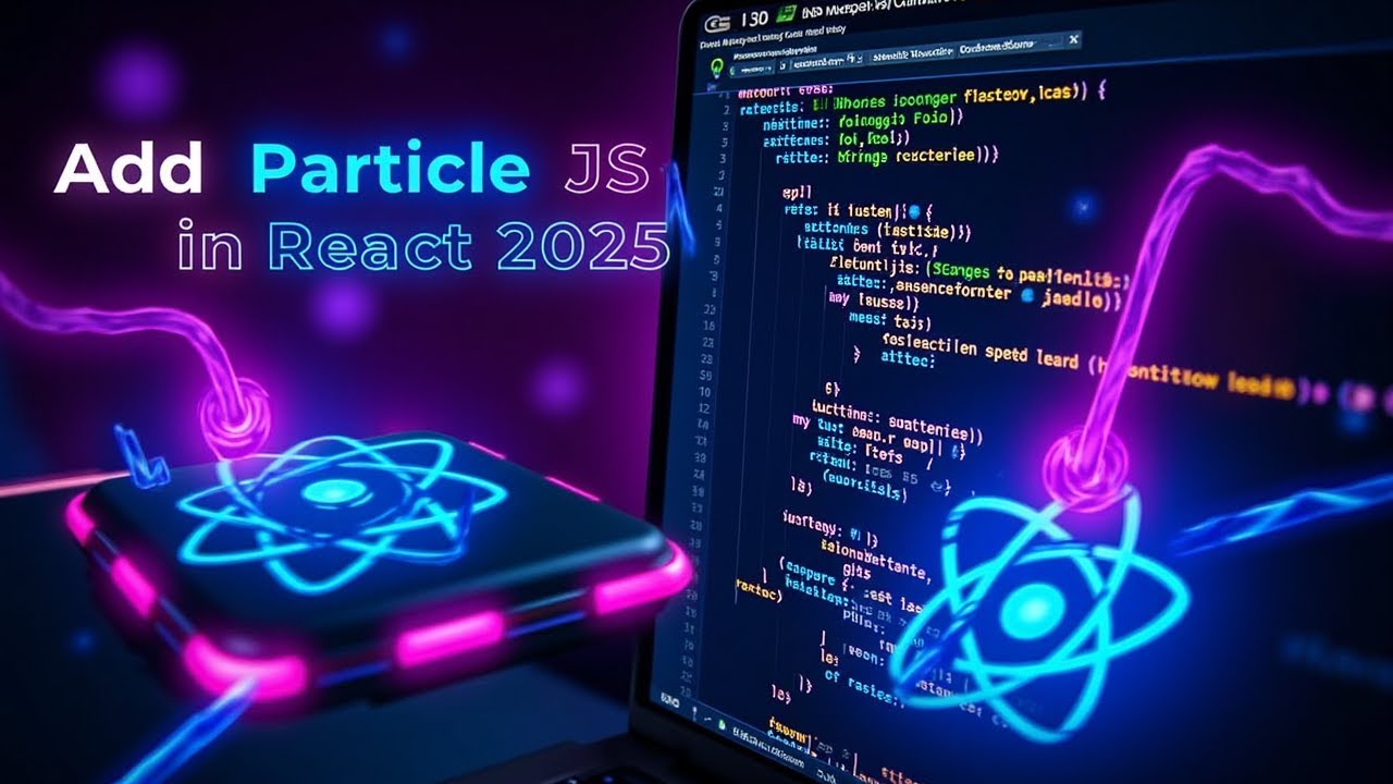How To Add Particle Js In React Js Create Animated Background In 2025
