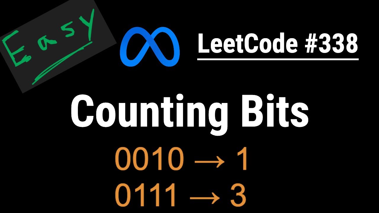 Counting Bits Leetcode 338 Python Javascript Java And C Youtube