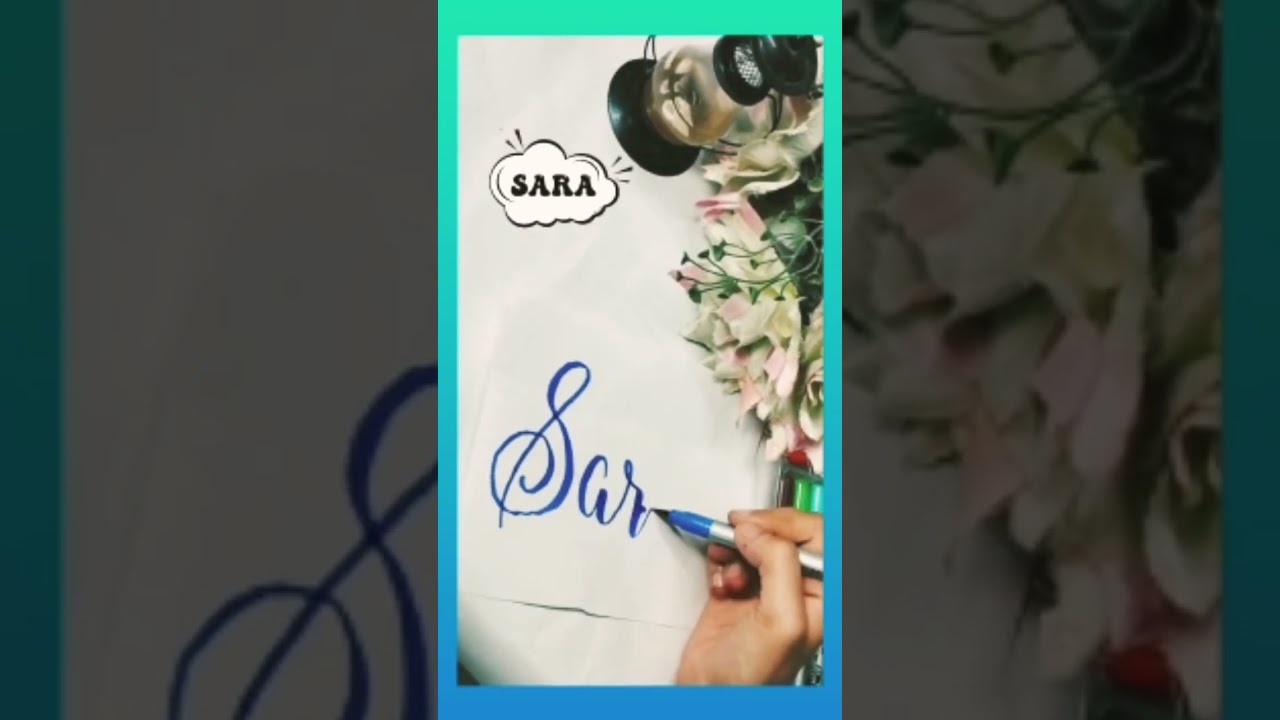 Beautiful Name Calligraphy Shorts Viral Art Calligraphy Signature