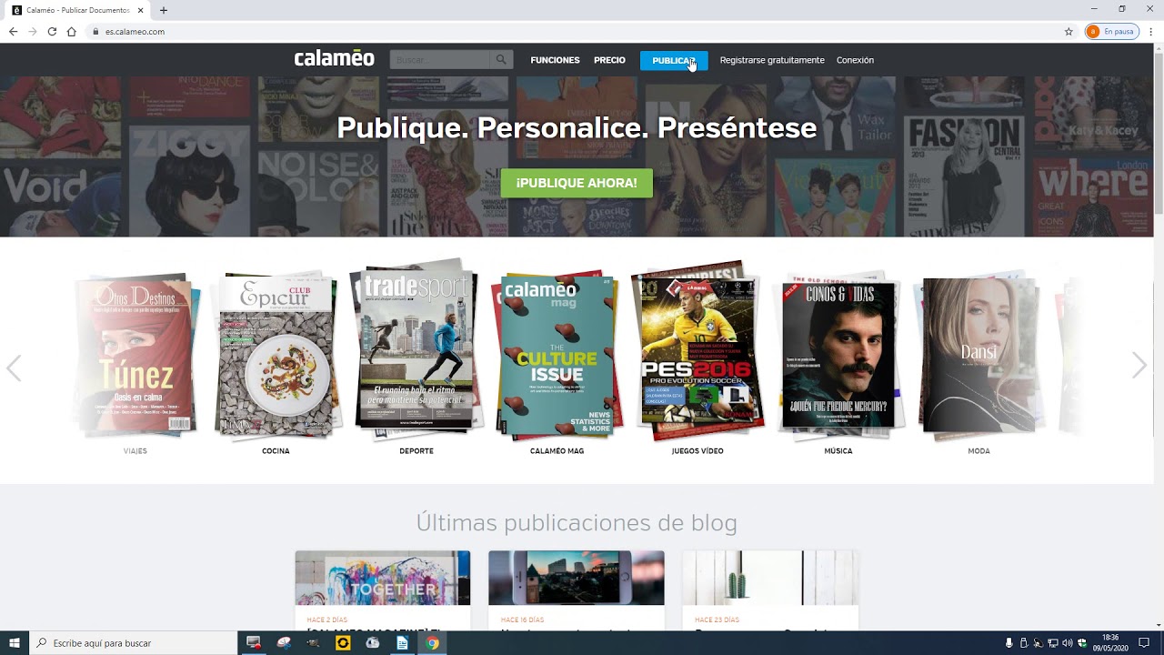 Insertar Pdfs Con Calameo Youtube