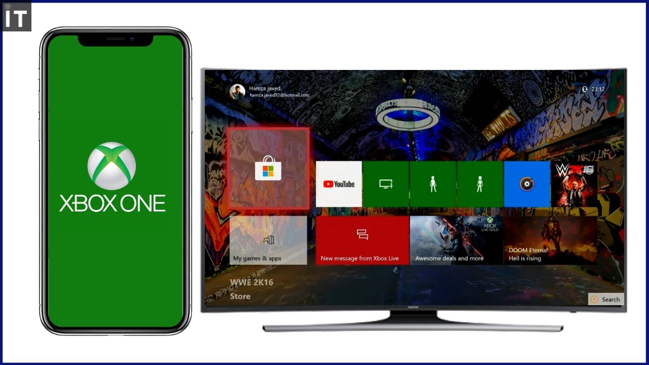 How To Screen Mirror Iphone To Xbox One Youtube