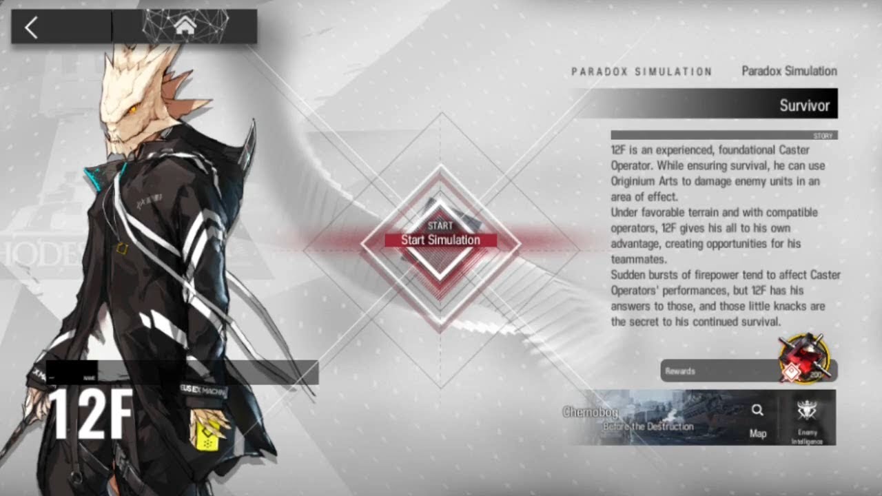 Arknights Paradox Simulation Survivor 12f Youtube