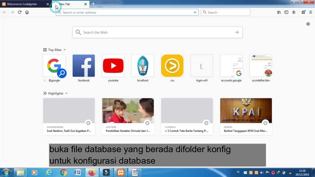 Cara Templating Dan Crud Php Codeigniter Youtube