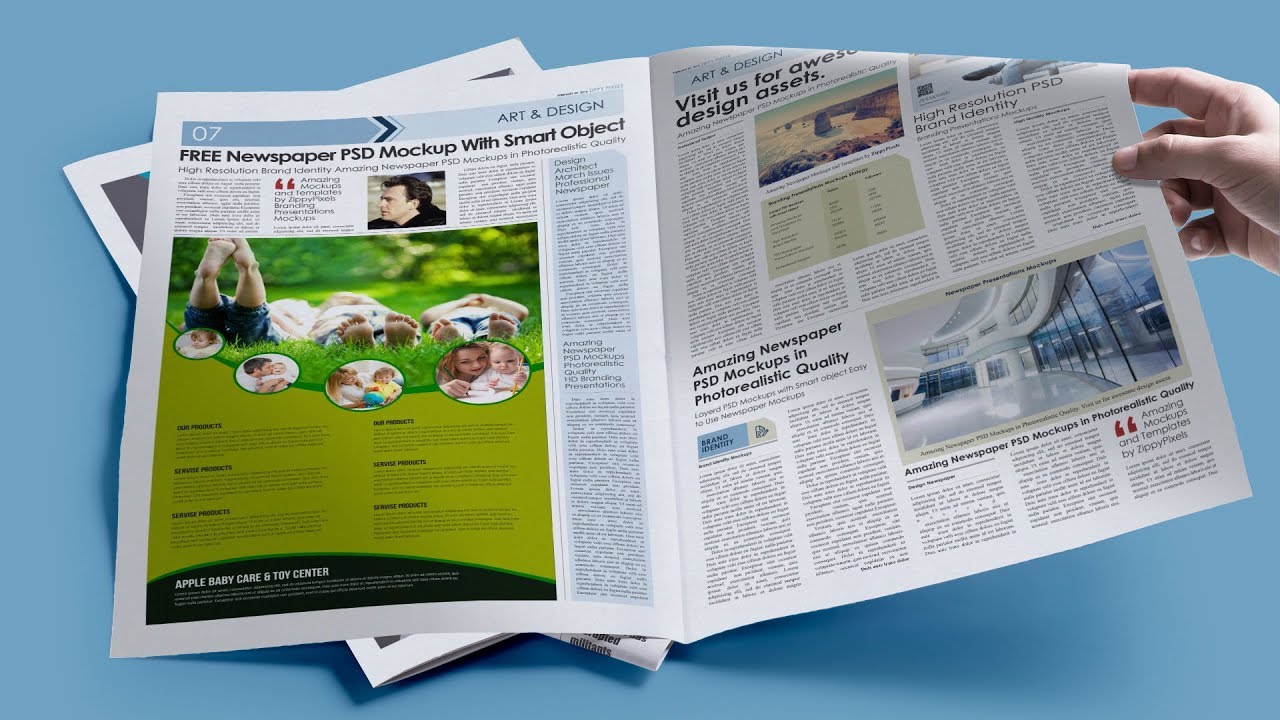 Newspaper Advertisement Design