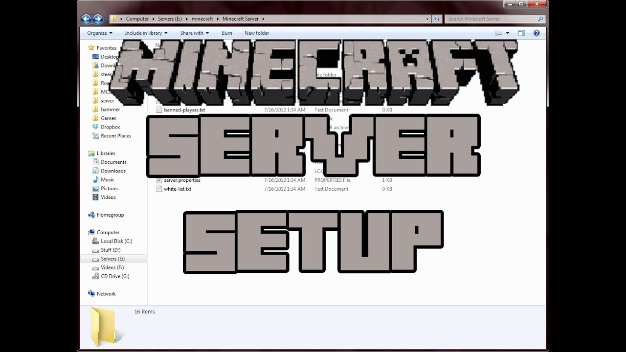 How To Start A Minecraft Server Youtube