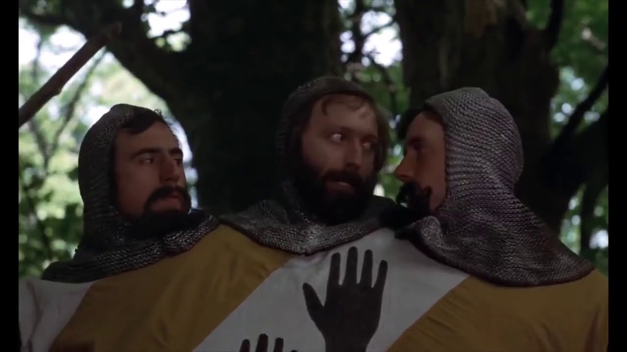 Monty Python And The Holy Grail Three Headed Giant Youtube