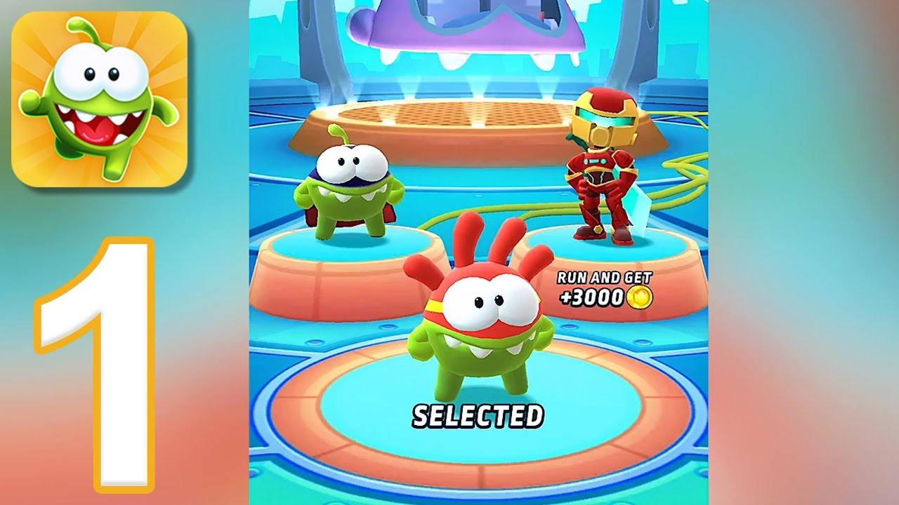 Om Nom Run Gameplay Walkthrough Part 1 Tutorial Ios Android