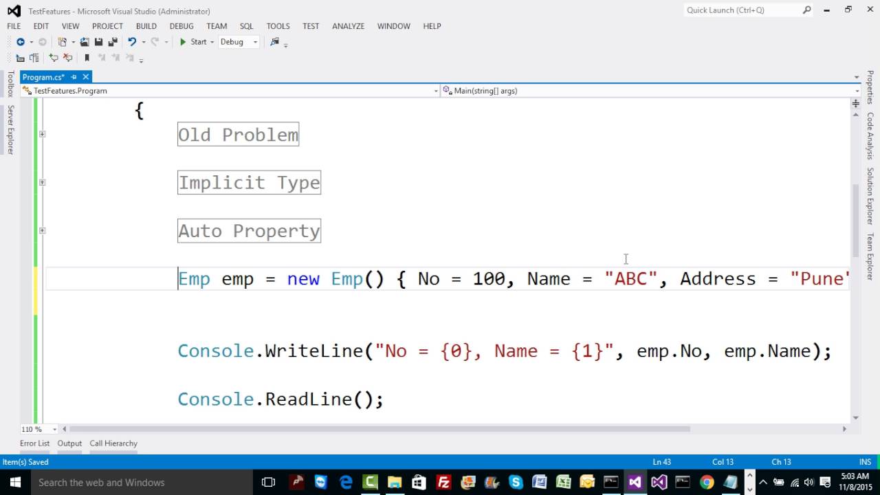 03 Object Initializer Youtube