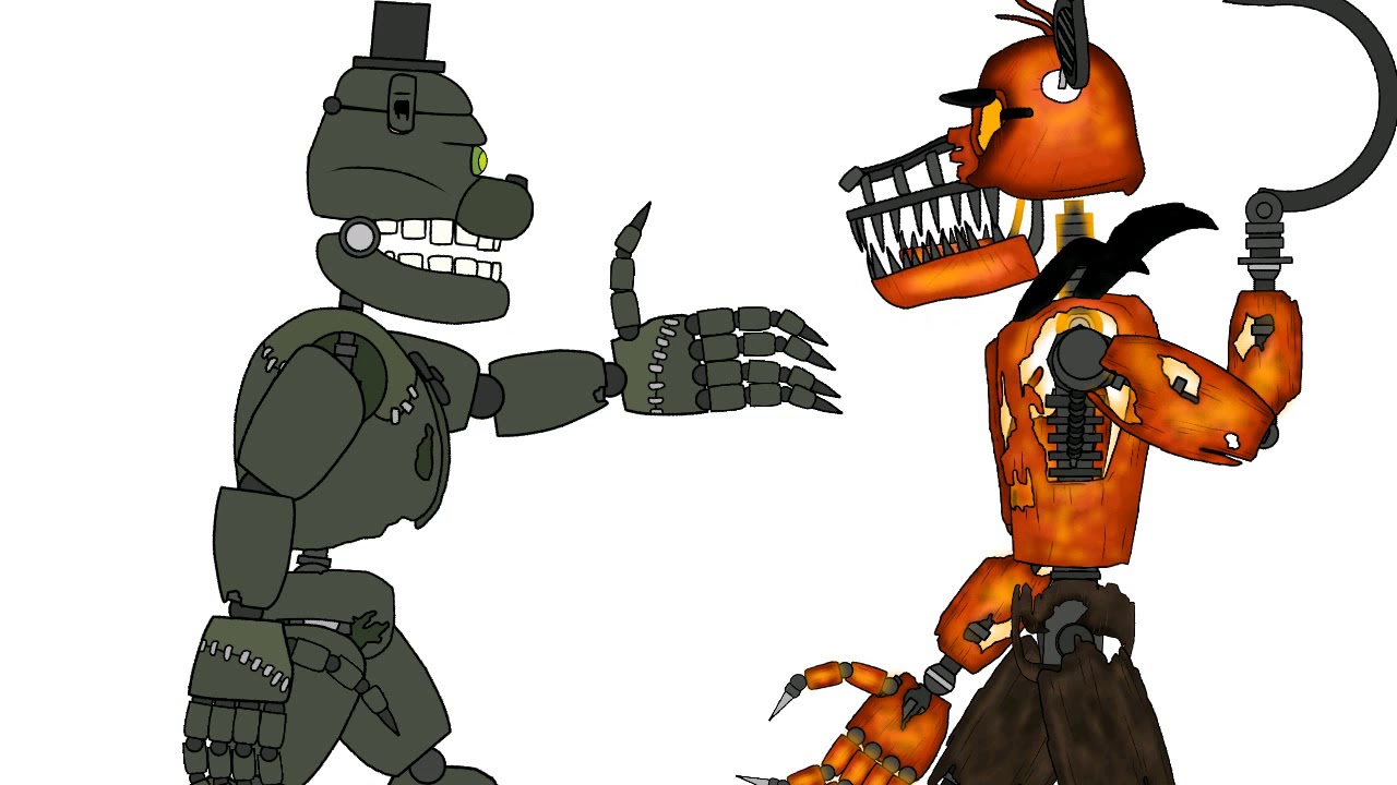 Test Dreadbear And Grim Foxy Youtube