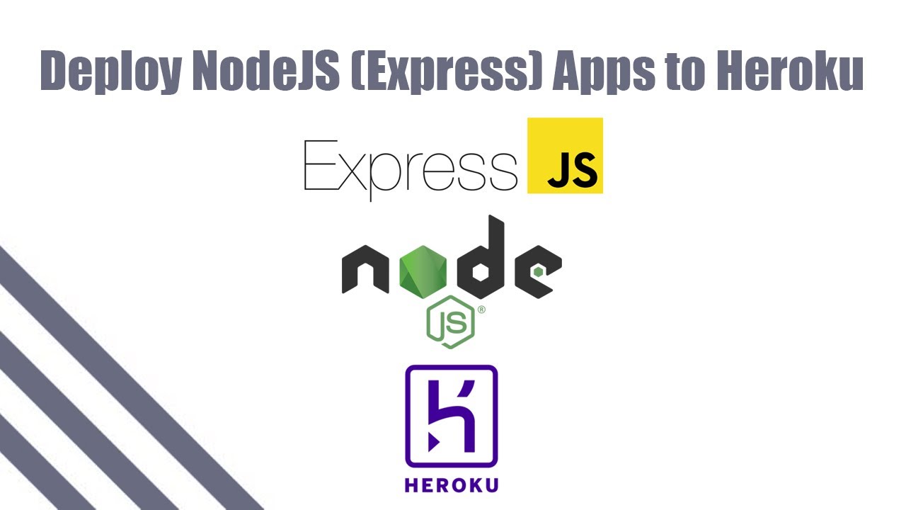 How To Deploy Nodejs Express Apps To Heroku 2020 Youtube