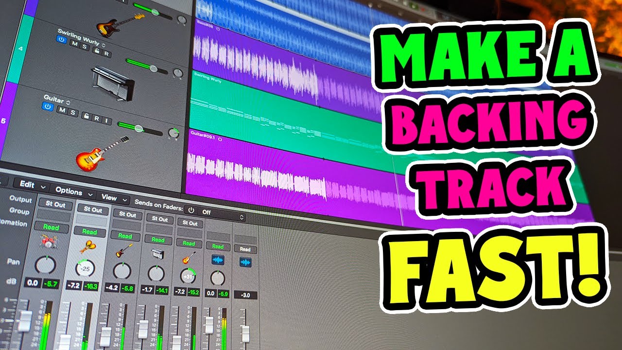 How I Make Backing Tracks Quickly Youtube