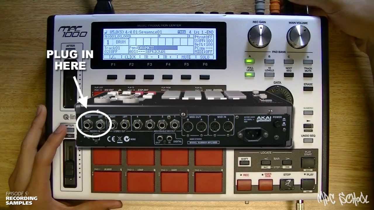 Mpc School 1000 Episode 5 Recording Samples Youtube