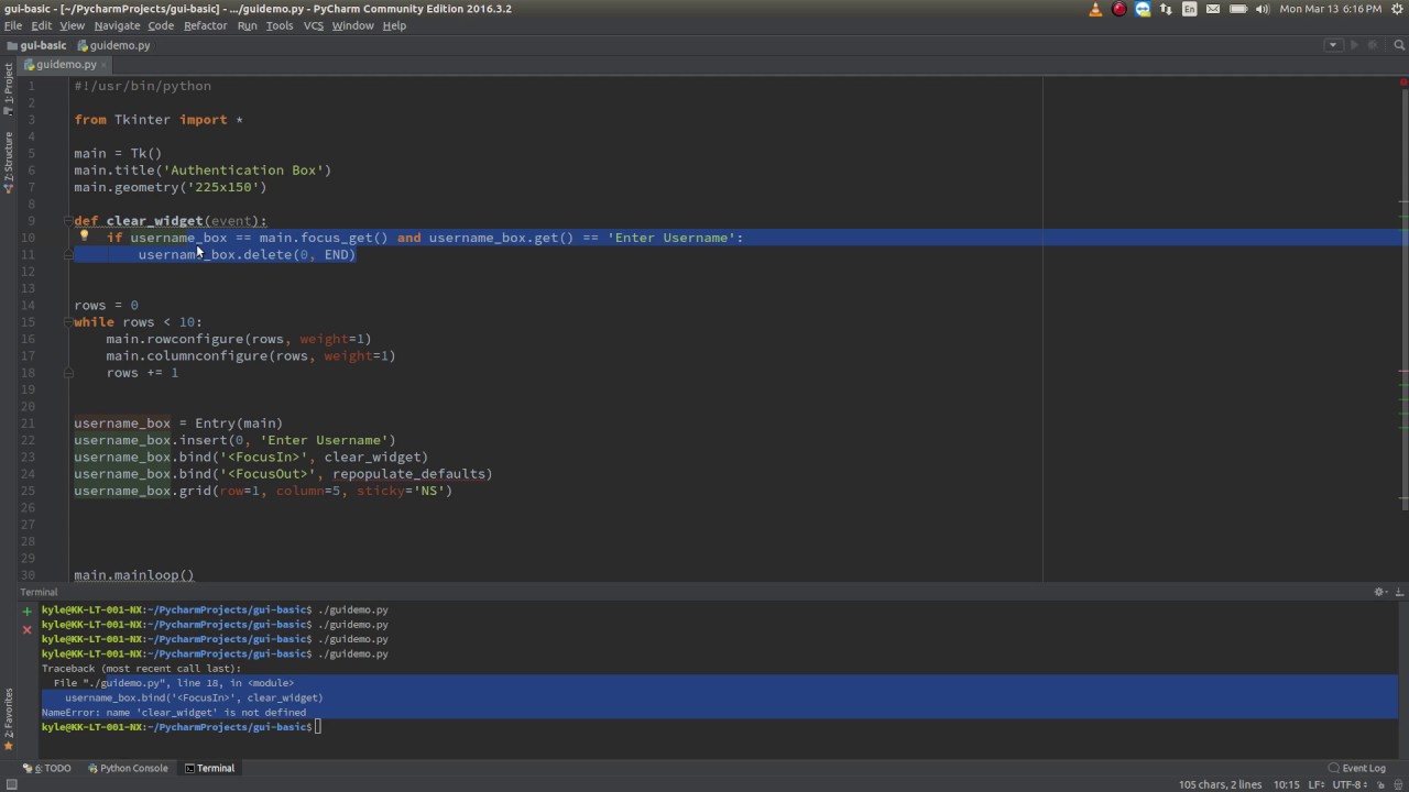 Python Tutorial Authentication Box Youtube