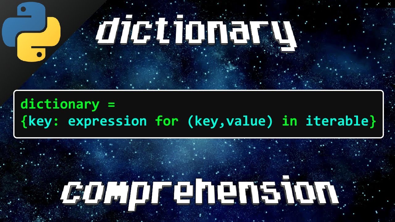 Python Dictionary Comprehension рџ Youtube
