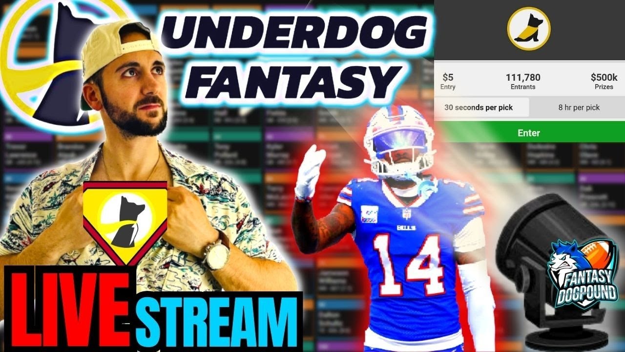 Bestball Puppy Underdog Fantasy Football Live Ep 4 Youtube