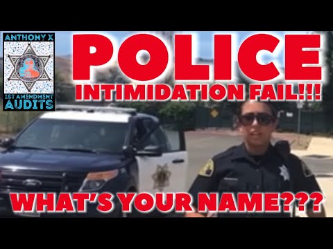 Police Intimidation Fail Youtube