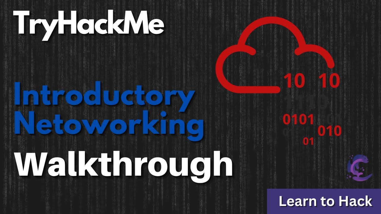 Tryhackme Introductory Networks Walkthrough Comptia Pentest Youtube