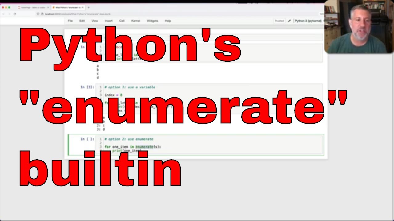 What Does Python S Enumerate Do Youtube