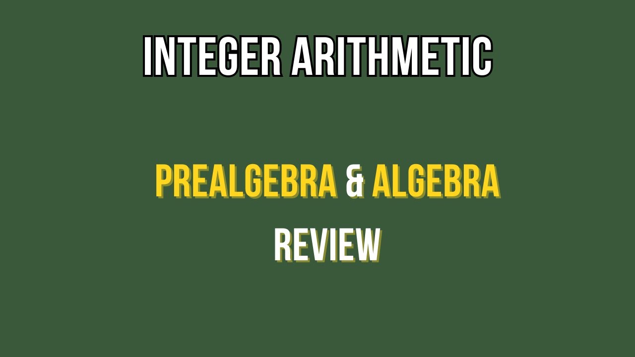 Integer Arithmetic Youtube