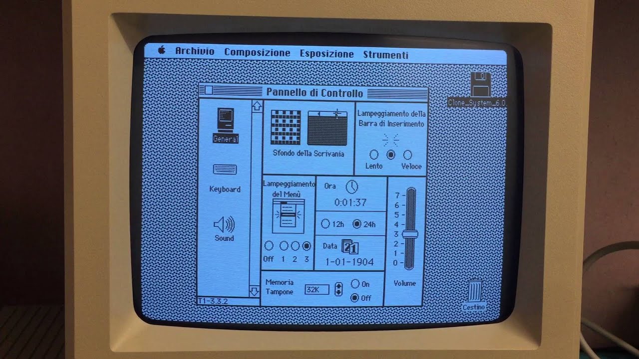 Apple Vintage Macintosh Plus 1986 Bootstrap Youtube